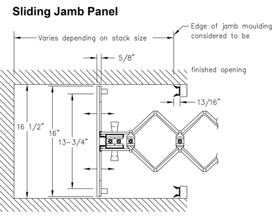 Woodfold Series 3300V Vinyl Laminate Acoustic Accordion Doors ...